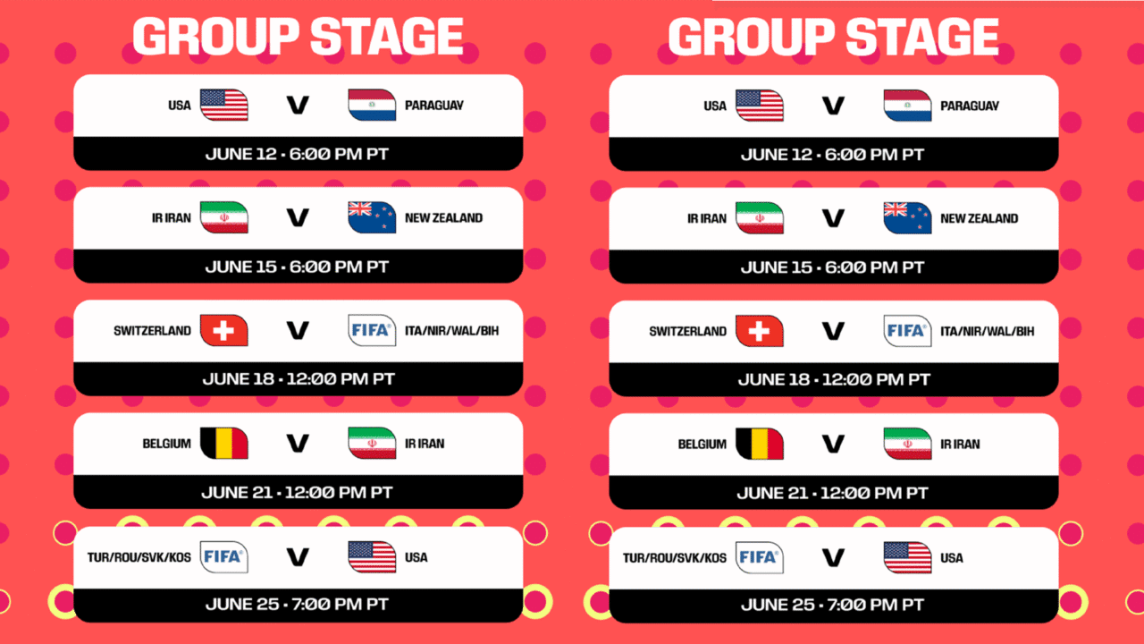 LOS ANGELES FINAL MATCH SCHEDULE FOR THE FIFA WORLD CUP 2026™ NOW ...