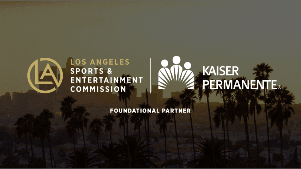 LOS ANGELES SPORTS & ENTERTAINMENT COMMISSION PARTNERS WITH KAISER ...